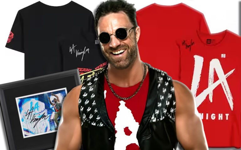 WWE Amps Up LA Knight's Merchandise Game - Wrestling News Plus