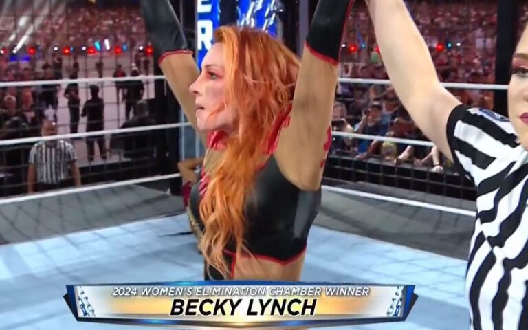 Becky Lynch Wins 2024's Women Elimination Chamber Match - Wrestling News Plus
